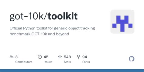 Github Got 10ktoolkit Official Python Toolkit For Generic Object