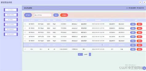 附源码 Java毕业设计家庭医生系统家医系统 Csdn博客