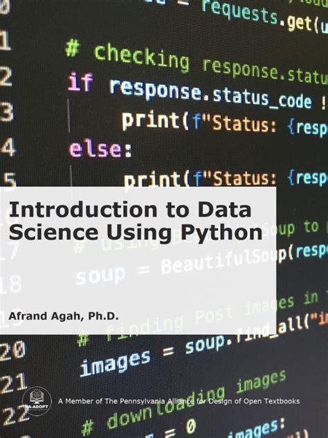 Introduction To Data Science Using Python Pa Adopt