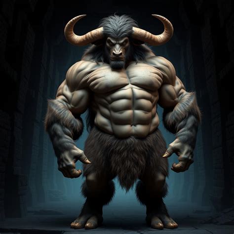 Epic Minotaur Warrior Strength Redefined