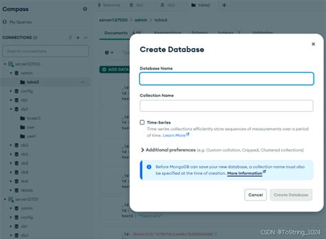 全网最详细mongodb数据备份恢复迁移，mongodbcompass官方标配版mongodb Compass 备份 Csdn博客