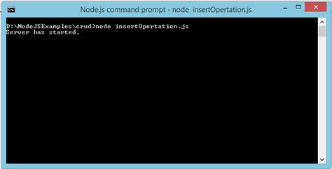 Program To Insert Data Into Mysql Database Using Nodejs Nodejs