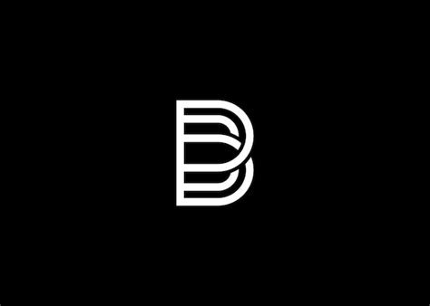 Premium Vector Letter B Vector Monogram Logo Design Template