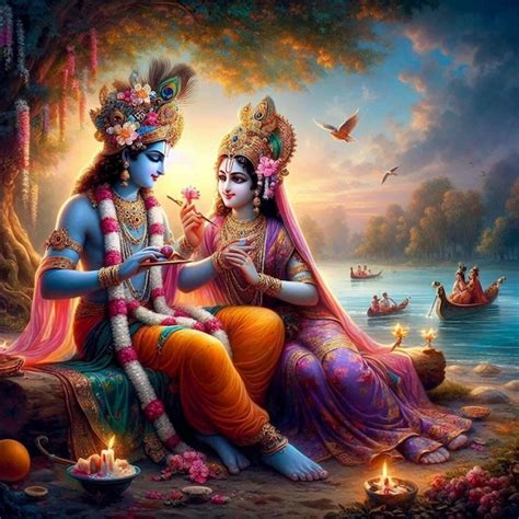Radha Krishna Divine Love Krishna Leela Radhas Devotion Lord Krishna ...