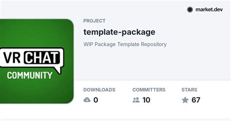 Template Package Ecosystem Directory Marketdev