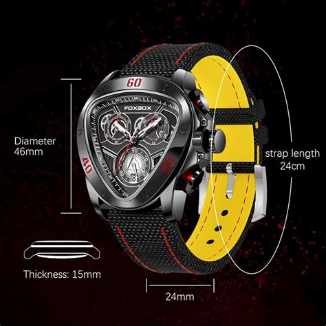 Muti Function Nylon Strap Sports Quartz Watch Helloice