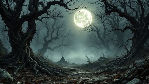 Free Moonlit Gothic Forest Image Gothic Moonlit Forest Download At Stockcake