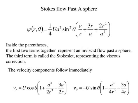 Stokes Solutions To Low Reynolds Number Flows Ppt Download