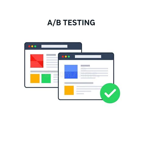 A B Testing Illustration Stock Illustration Illustration Of Analysis