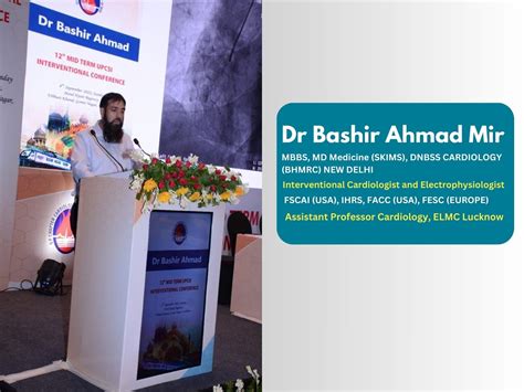 Dr Bashir Ahmad Mir Interventional Cardiologist And Electrophysiologist In Lucknow