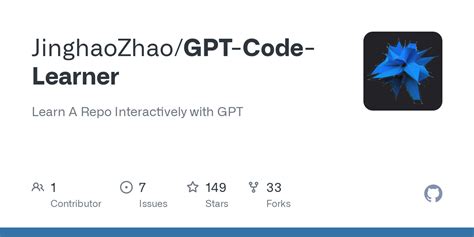 github jinghaozhao gpt code learner learn a repo interactively with gpt