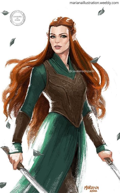 Tauriel Tauriel Lotr Art The Hobbit