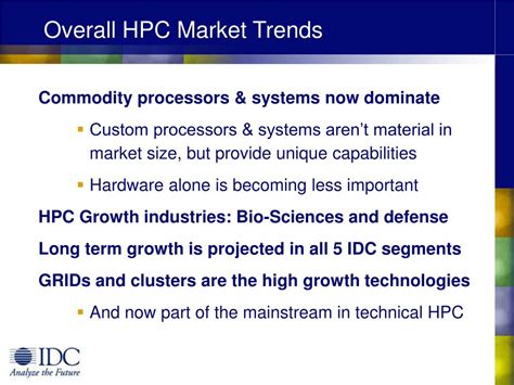 PPT Opportunities And Trends In The HPC Technical Computing Market PowerPoint Presentation