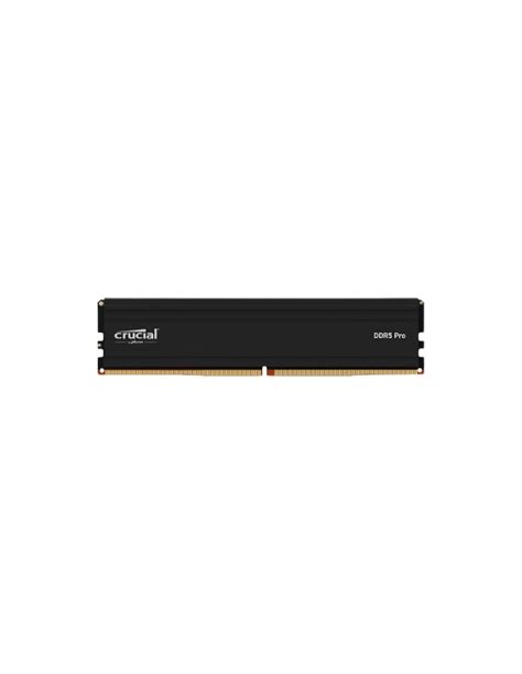 Memoria Ram Ddr5 24gb 5600mhz Crucial Pro Black Cl46 Potencia Y Estilo