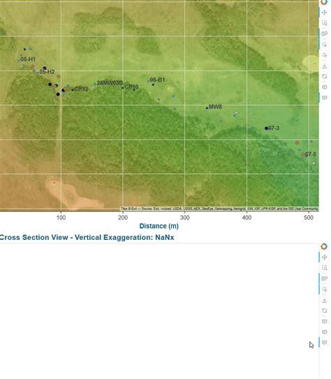 Geologic Cross Section Tool Inline Time Series Plots Showcase