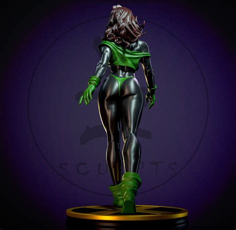 2926 Rogue Nsfw X Men Stl 3d Print Files My Stl