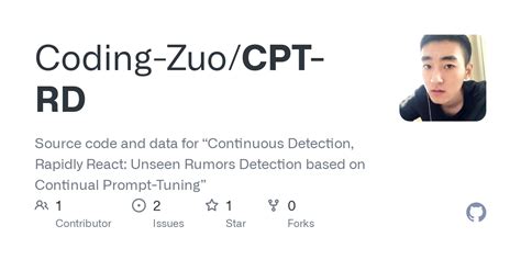 GitHub Coding Zuo CPT RD Source Code And Data For Continuous Detection Rapidly React