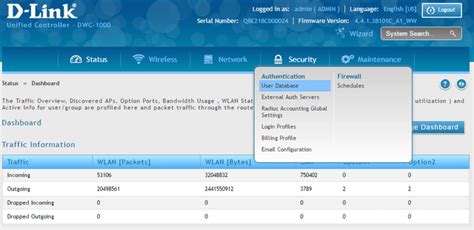 dwc 1000 configure mac filter authentication d link