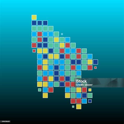 Mouse Pointer Made Of Colorful Pixels With Outline Stock Illustration Download Image Now
