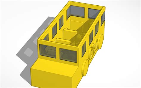 3d Design Bus Tinkercad