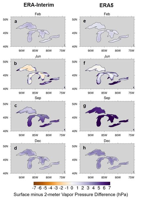 3 Spatial Patterns Of The Surface Minus 2 Meter Vapor Pressure Download Scientific Diagram