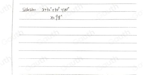 solved work out the size of the angle marked æ in the diagram drawn