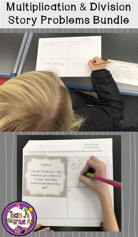 Multiplication And Division Story Problems Bundle Story Problems