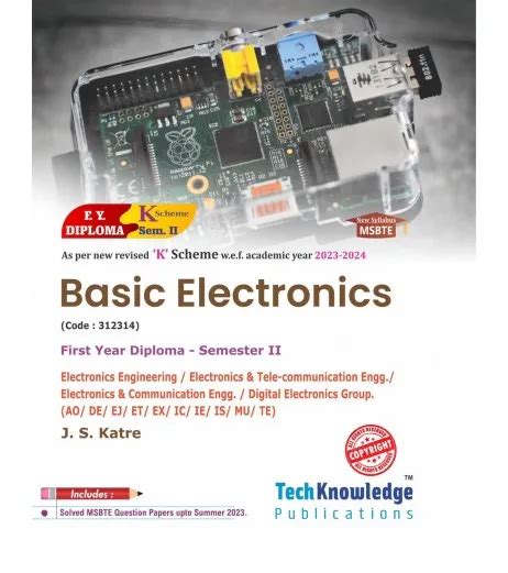 buy basic electronics k scheme msbte sem 2 tech knowledge books online