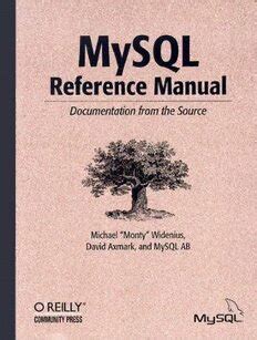 MySQL Reference Manual PDF