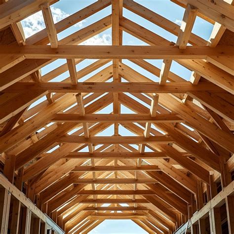 Exposed Wooden Roof Trusses For Durable And Elegant Building