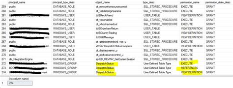 Sql Server How To List The Permissions On User Defined Table Types