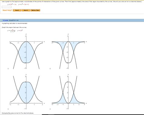 Solved Use A Graph To Find Approximate X Coordinates Of The