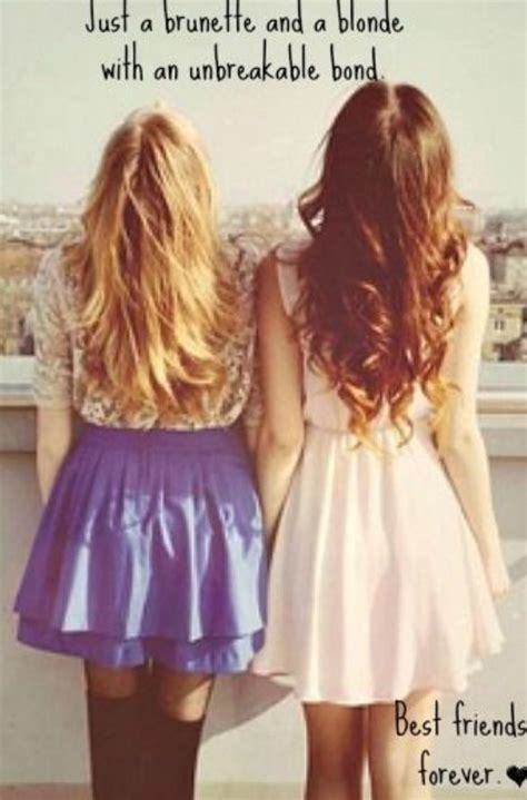 Blonde And Brunette Best Friends Forever ️ Fijne Verjaardag Vriend