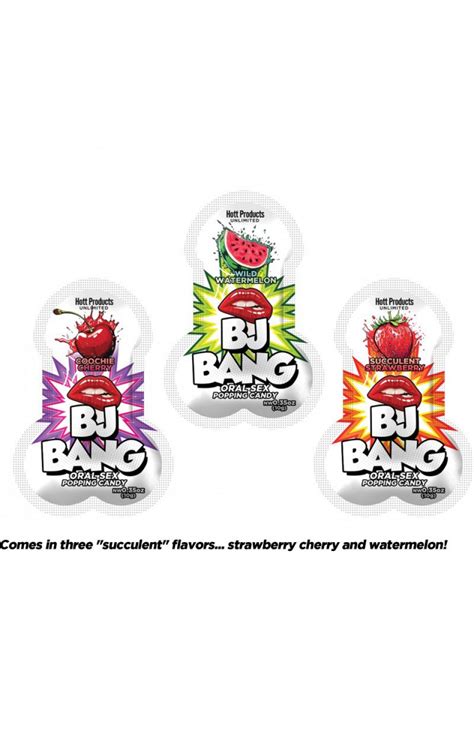 Bj Bang Oral Sex Popping Candy Display Htp3593 D
