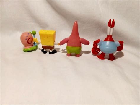 Imaginext Spongebob Squarepants Figures Spongebob Patrick Gary And Mr Krabs 4623757739