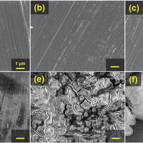 Top View Sem Micrographs Of Si Thin Films With Different Thicknesses In