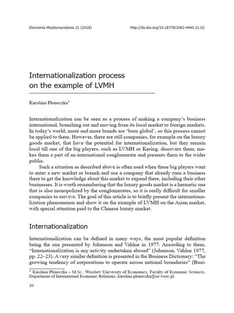 Internationalization Process Pdf Internationalization Brand