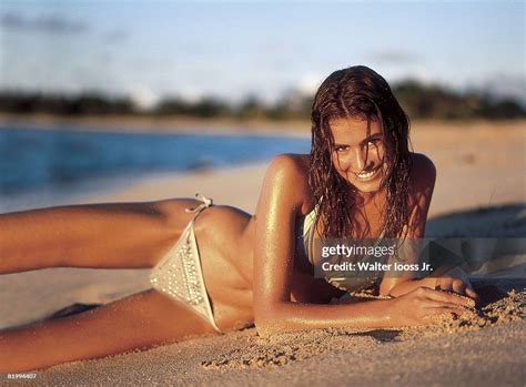 Model Lujan Fernandez Poses For The 2000 Sports Illustrated Swimsuit