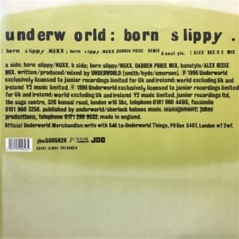 Underworldborn Slippy レコード通販・買取はサウンドファインダー