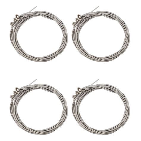 Set Of 16 Steel Strings For 4 String Bass Guitar Bd