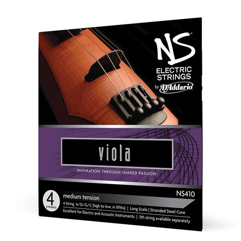 Mua Daddario Ns Electric Viola String Set Long Scale Medium Tension