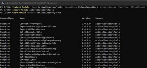 Internal Powershell Module Repository Theways