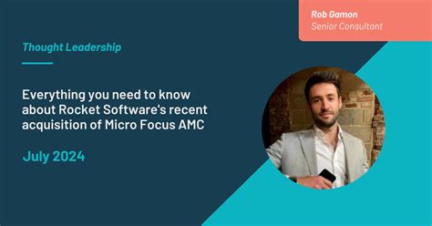 Everything You Need To Know About Rocket Softwares Recent Acquisition