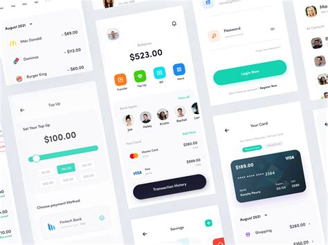 E Wallet Mobile App Ui On Behance