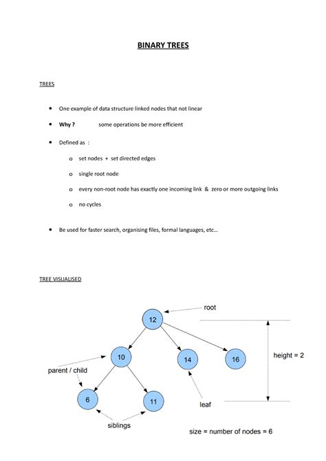 23 Binary Trees Binary Trees Trees One Example Of Data Structure