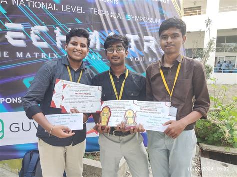 Heartfelt Congratulations To C M Prashanth For His Outstanding… Rmkcet Cse Cyber Security