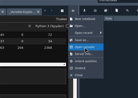 Not Reading File After Opening Console Variable Explorer Notebook Jupyter Community Forum