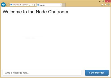 hands on build a node js powered chatroom web app part 4 codeproject