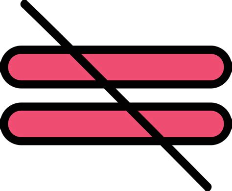Not Equal Vector Icon Design 14969329 Vector Art At Vecteezy