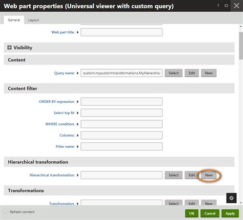 Displaying Data Hierarchically